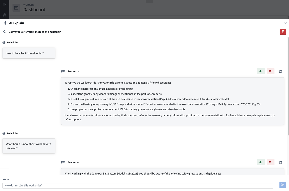 AIP for Maintenance Assistance