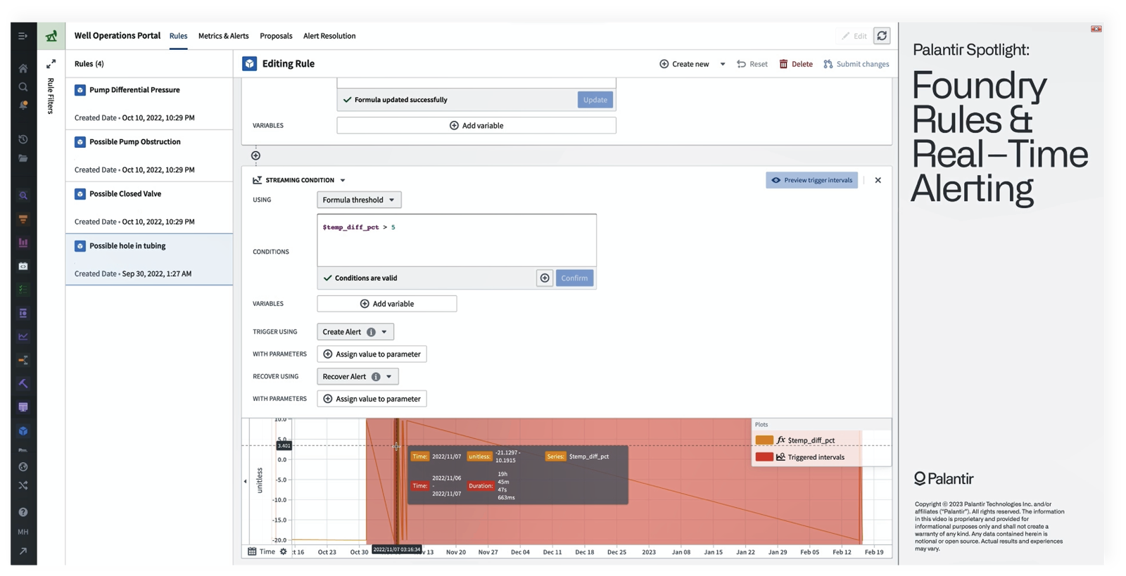 Foundry Rules & Real-Time Alerting