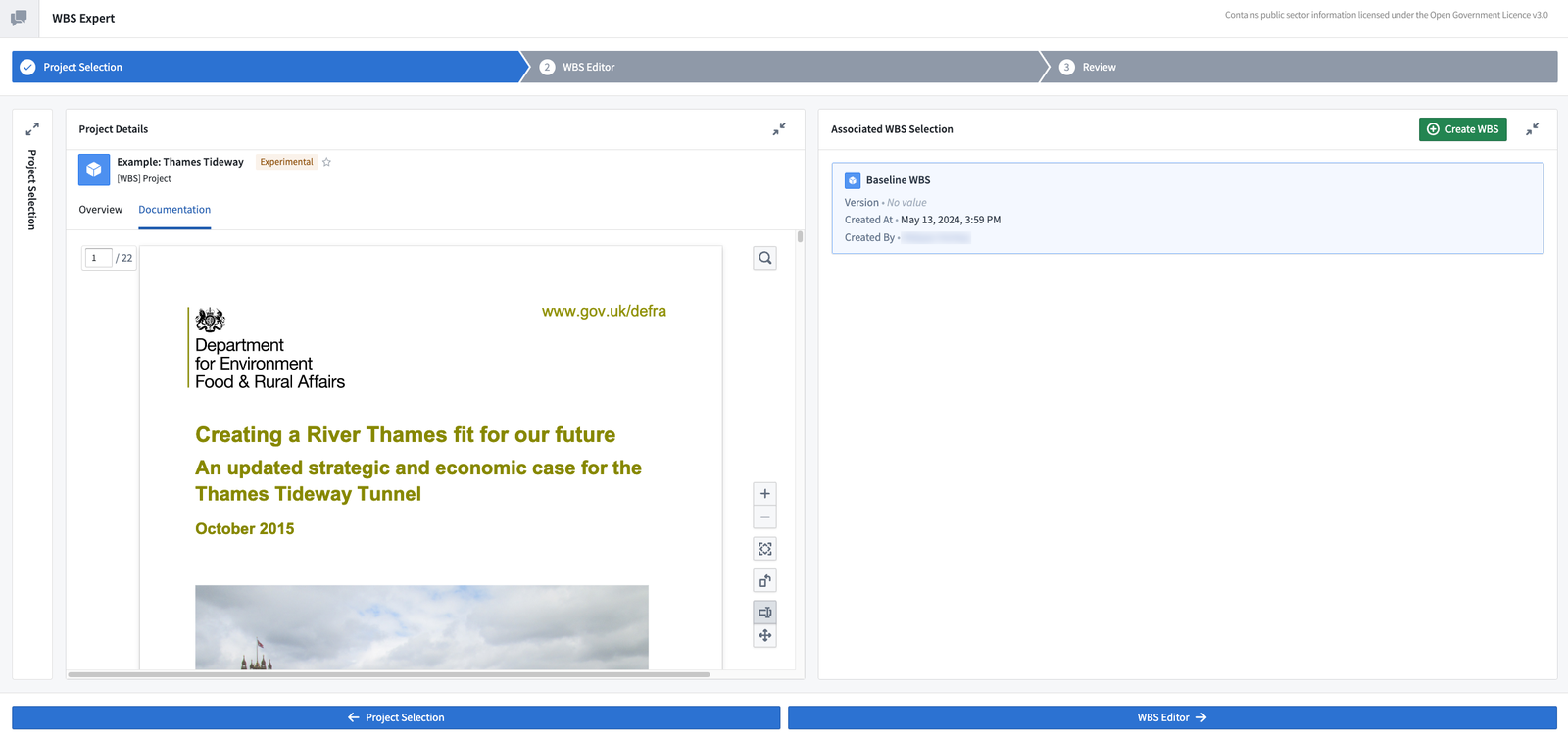 AIP for Work Breakdown Structure Creator