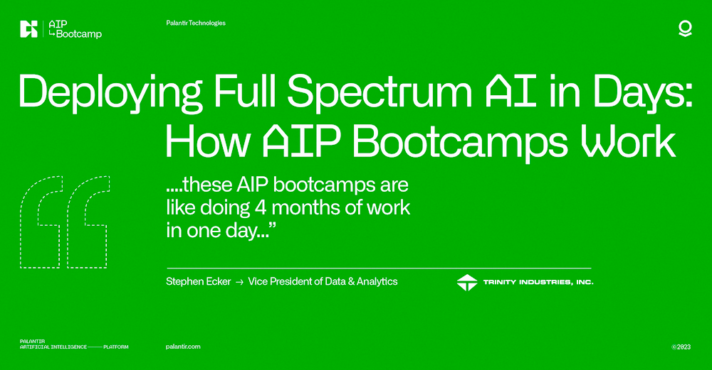 Palantir AIP Bootcamp