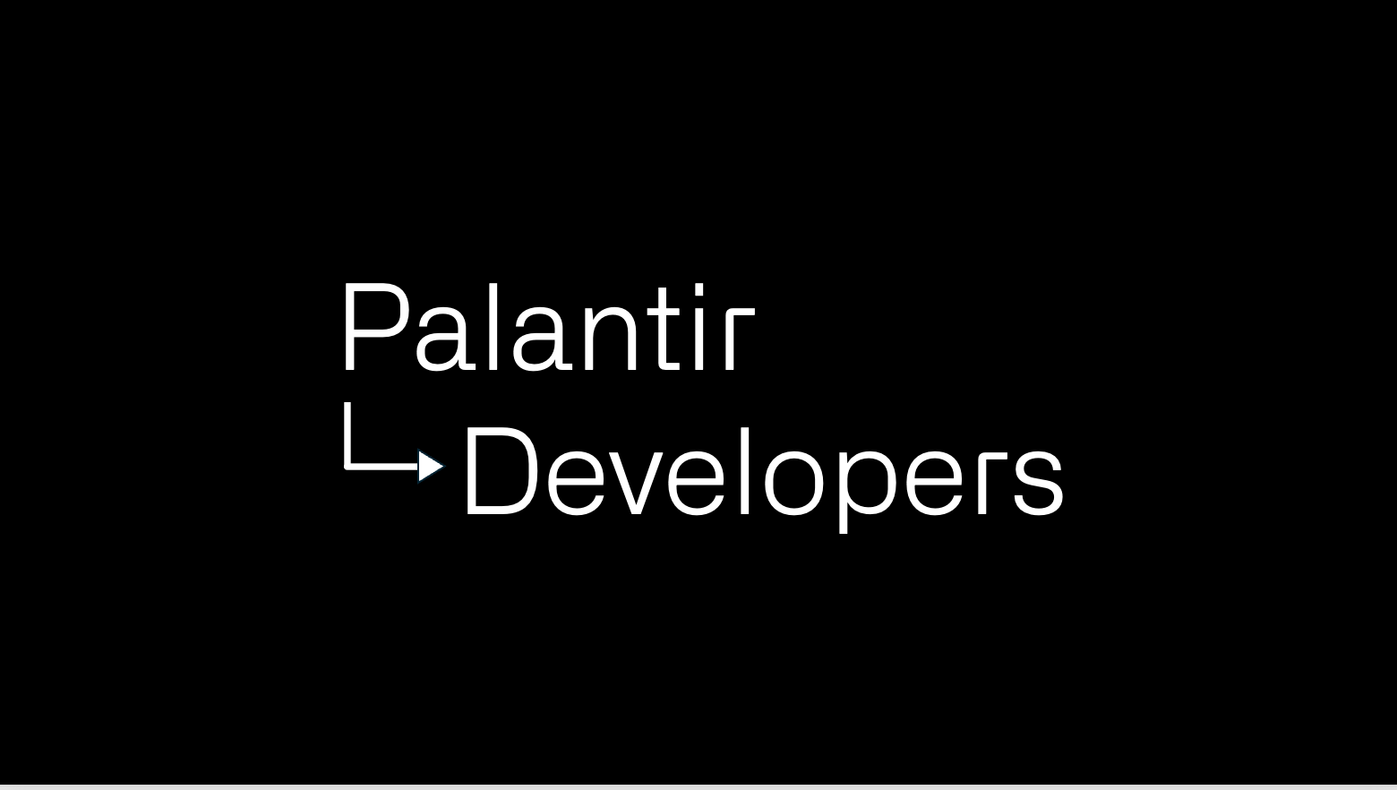 Palantir DevCon Fellowship
