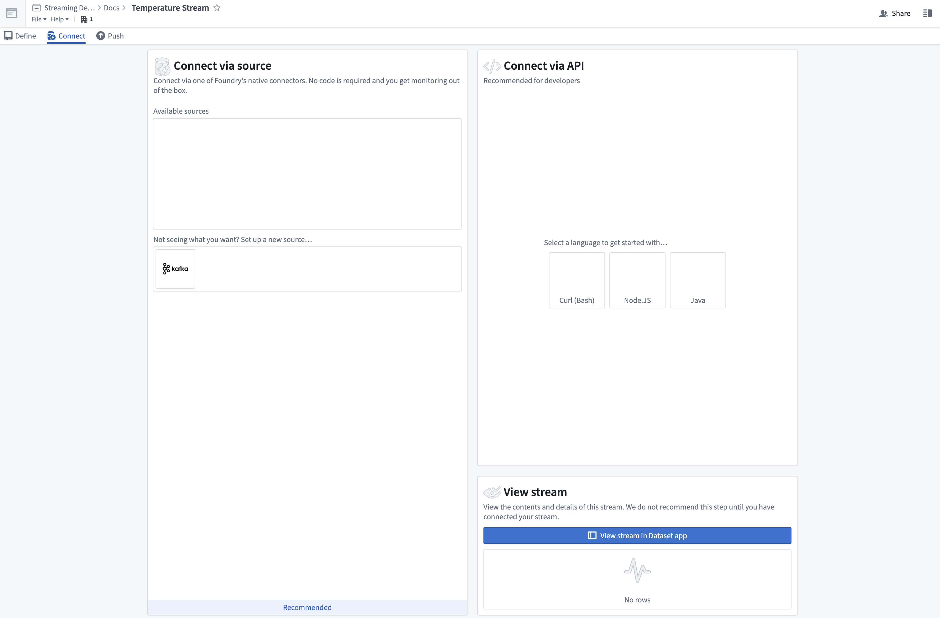 Building pipelines • Getting started • Create a streaming pipeline with ... Building pipelines • Getting started • Create a streaming pipeline with ...