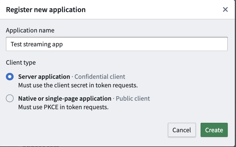 Data Connection • Push data into a stream • Palantir