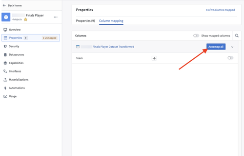 Object And Link Types • Struct Types • Automapping Struct Types • Palantir 7407