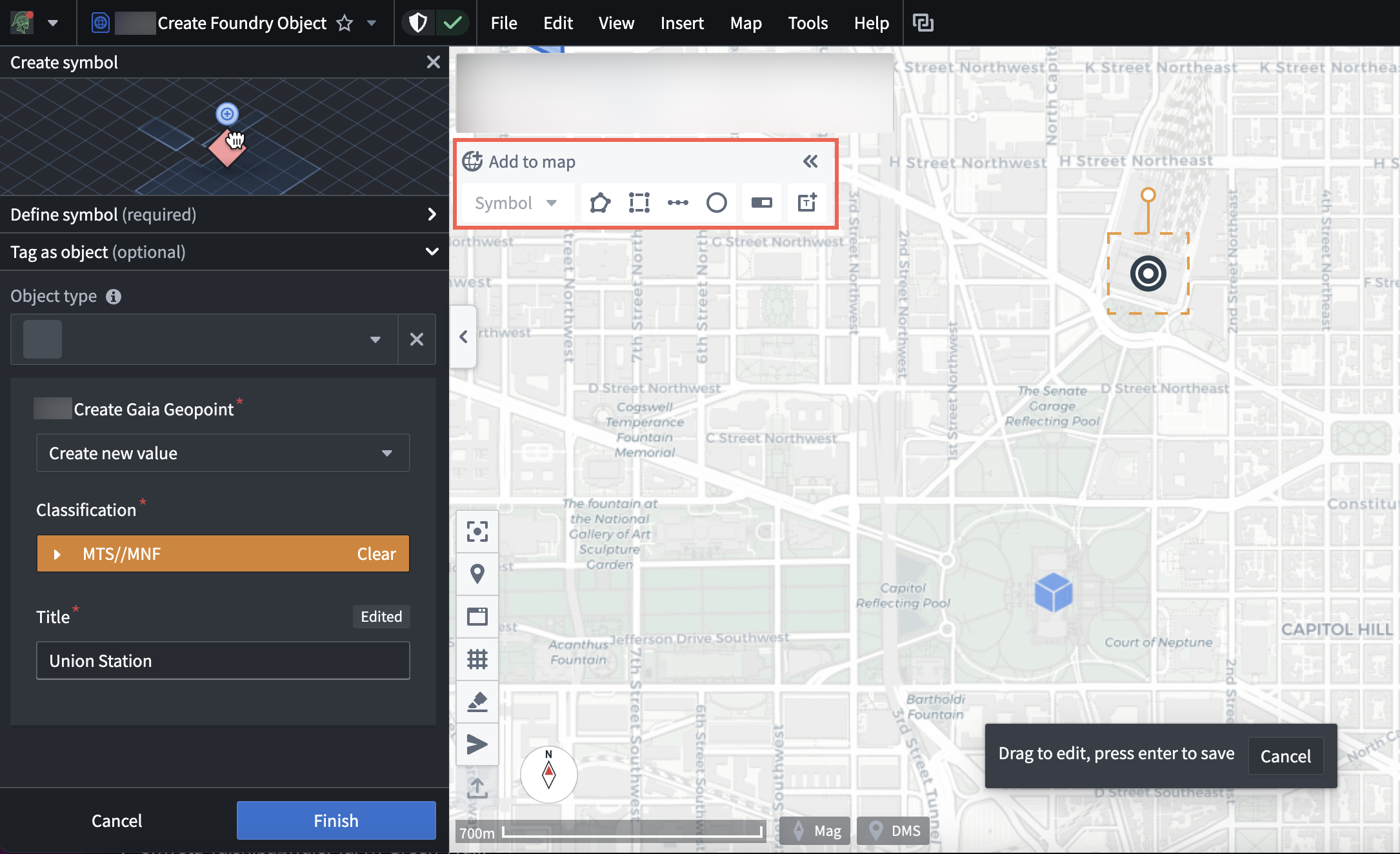 Object And Link Types • Object Types • Create Ontology Objects From 