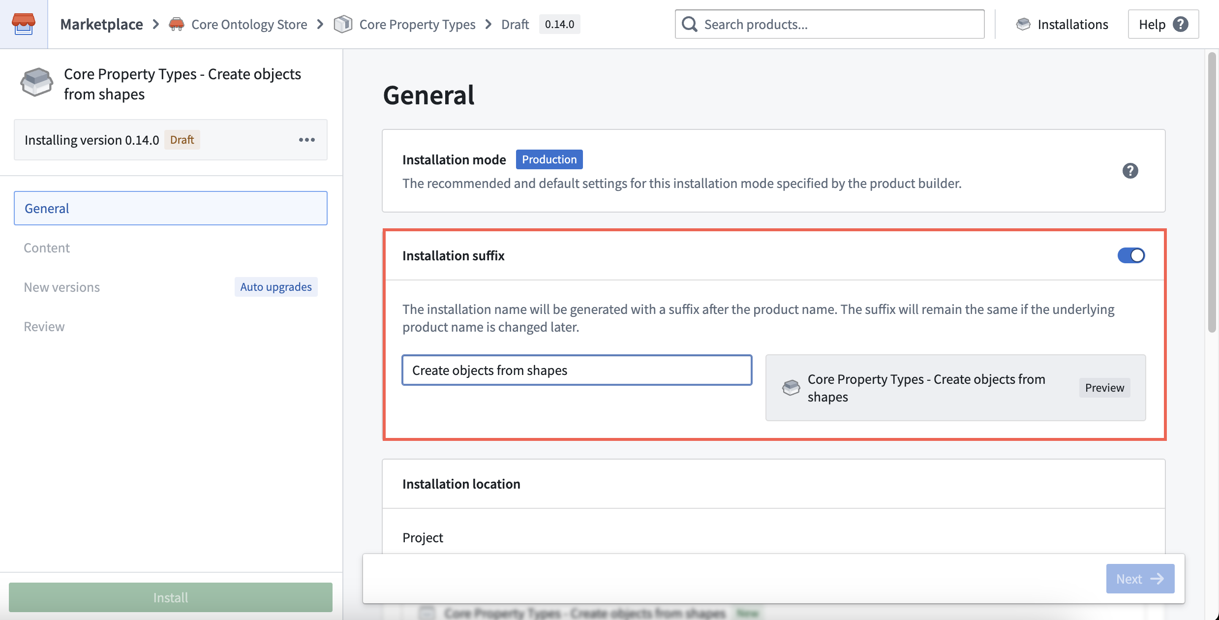 Object And Link Types • Object Types • Create Ontology Objects From 