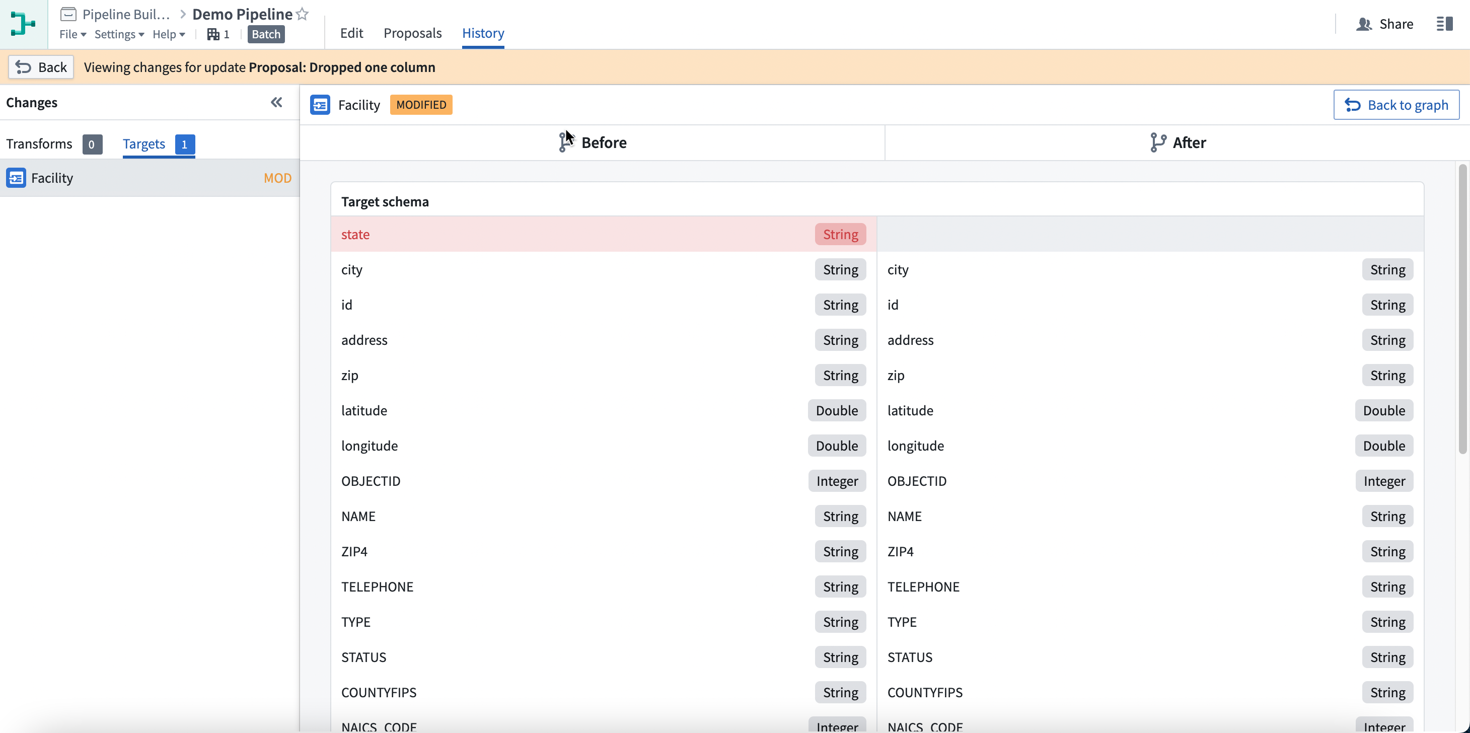 Pipeline Builder • Branches • Approve a change • Palantir