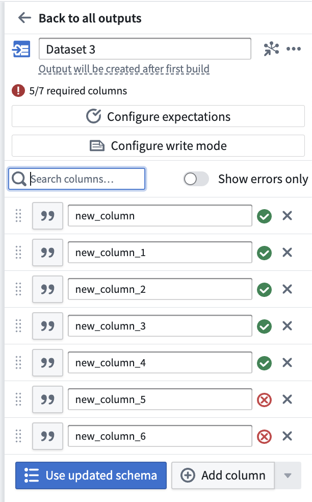 Pipeline Builder • Pipeline Outputs • Add A Dataset Output • Palantir 